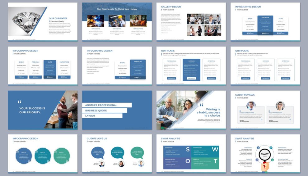 Professional PowerPoint Template & PPT Layouts - BELLEZZA